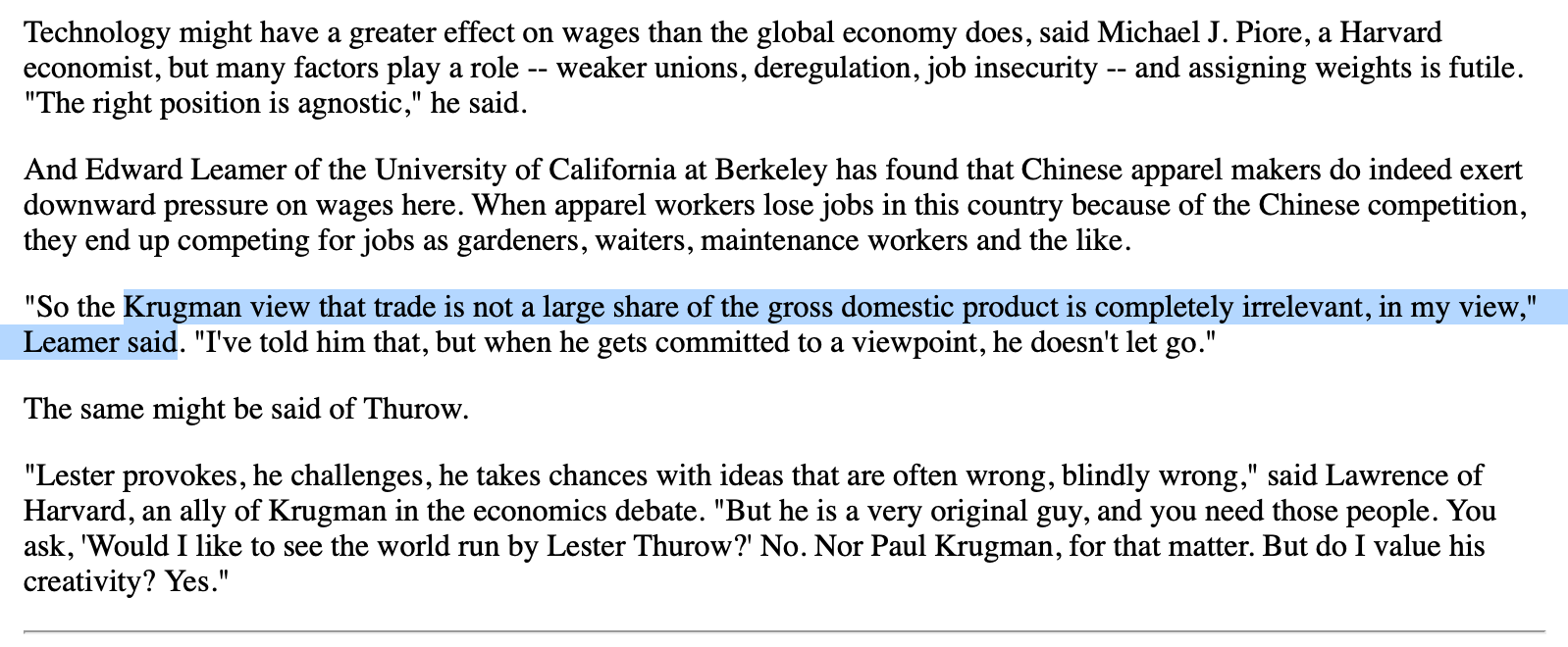 Competitiveness and Productivity - Advanced